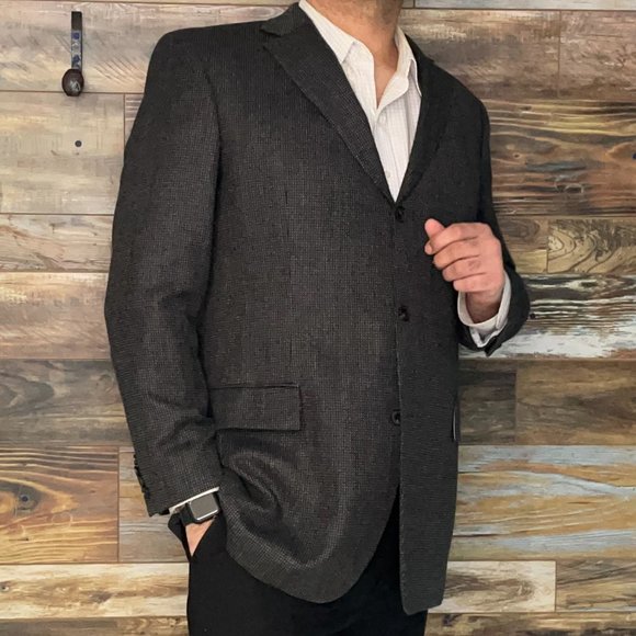 Hugo Boss | Suits & Blazers | Hugo Boss Saks Fifth Ave Wool Charcoal ...